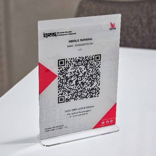 Jual Stand QRIS Akrilik A5 UV Print | Shopee Indonesia