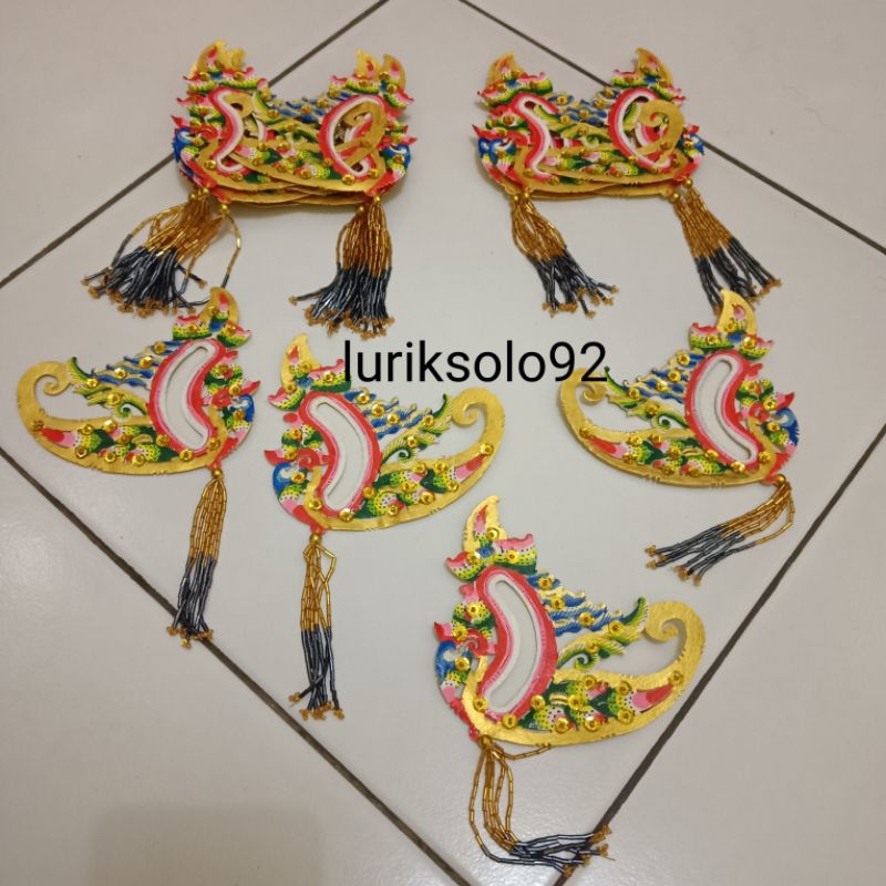 Jual Sepasang Sumping Tari / Wayang / Jathil | Shopee Indonesia