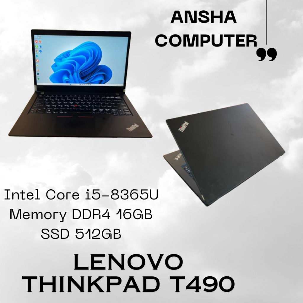 Jual Laptop Lenovo Thinkpad T490 Core i5 Gen 8Th Second Ram 16gb ...