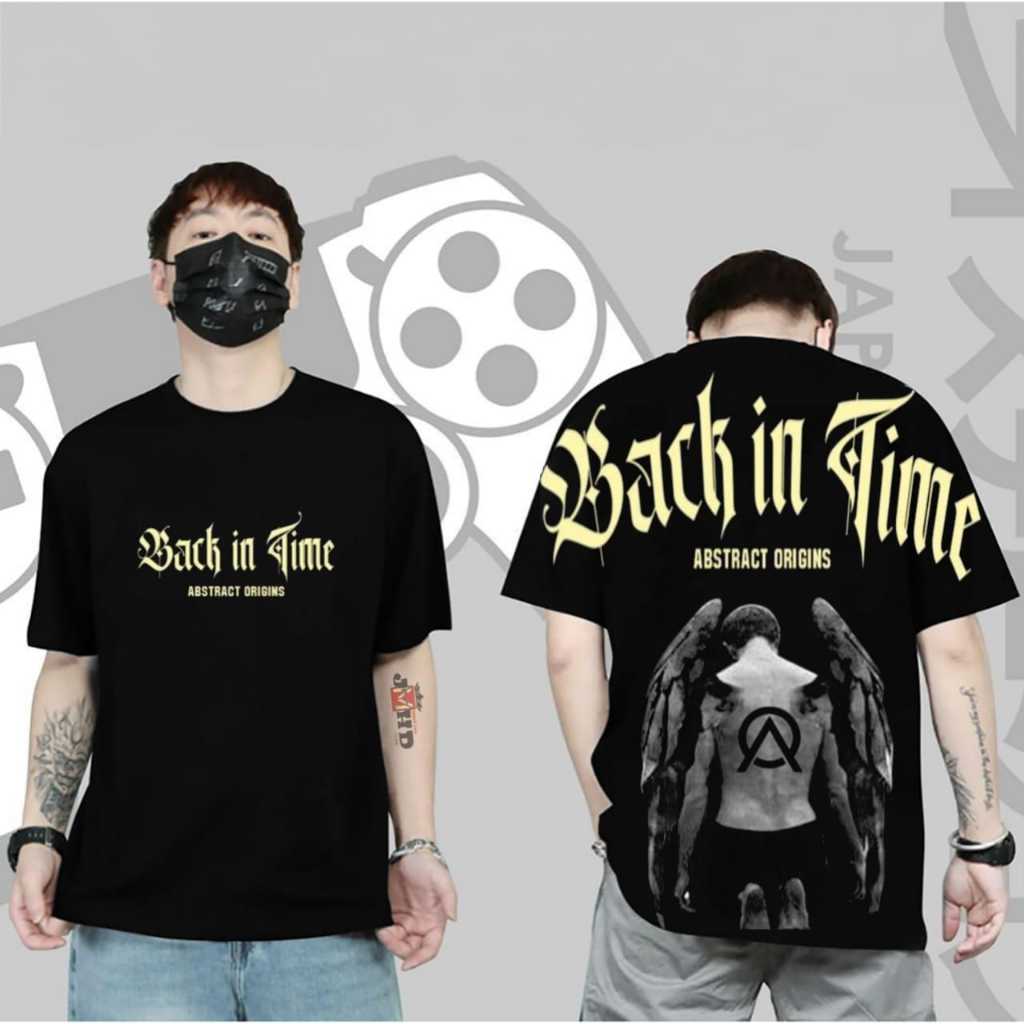 Jual KAOS T-SHIRT KAOS DISTRO MOTIF BERGAMBAR ANGEL TULISAN LENGEN BACK ...