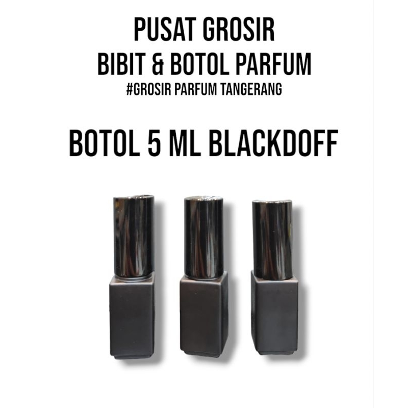 Jual BOTOL TESTER 5 ML SPRAY EXCLUSIVE BLACK DOFF - BOTOL PARFUM ...