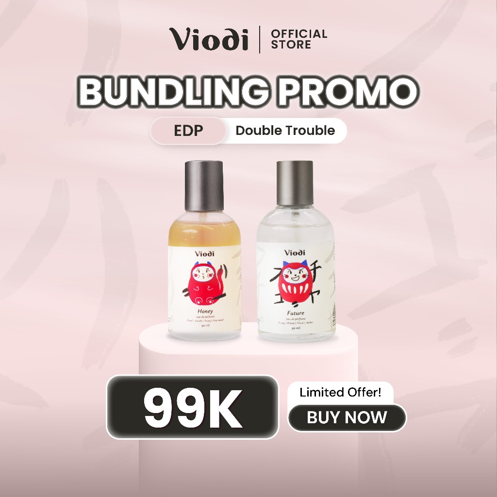 Jual [Bundling Promo] Double Trouble VIODI EDP - Eau de Parfum Tahan Lama Perfume Parfume ...