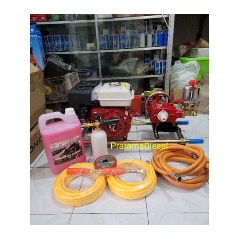 Jual Paket Mesin Steam Bensin cuci Mobil Motor Siap Pakai buat usaha | Shopee Indonesia