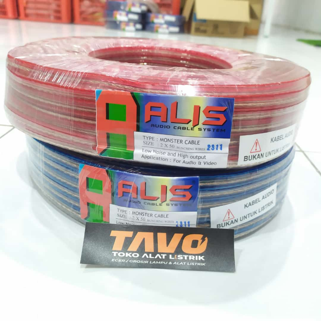 Jual Kabel listrik transparan/kabel audio/super promo 2x30/2x50 ...
