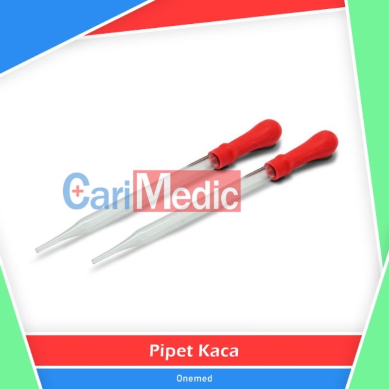 Jual Pipet Kaca | Glass Pipette Dot Karet Merah | Shopee Indonesia