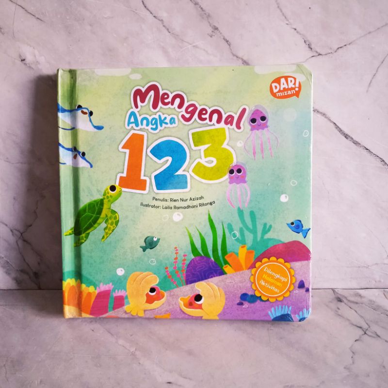 Jual Board Book Mizan Mengenal Angka 123 / Mengenal Huruf Abc ...