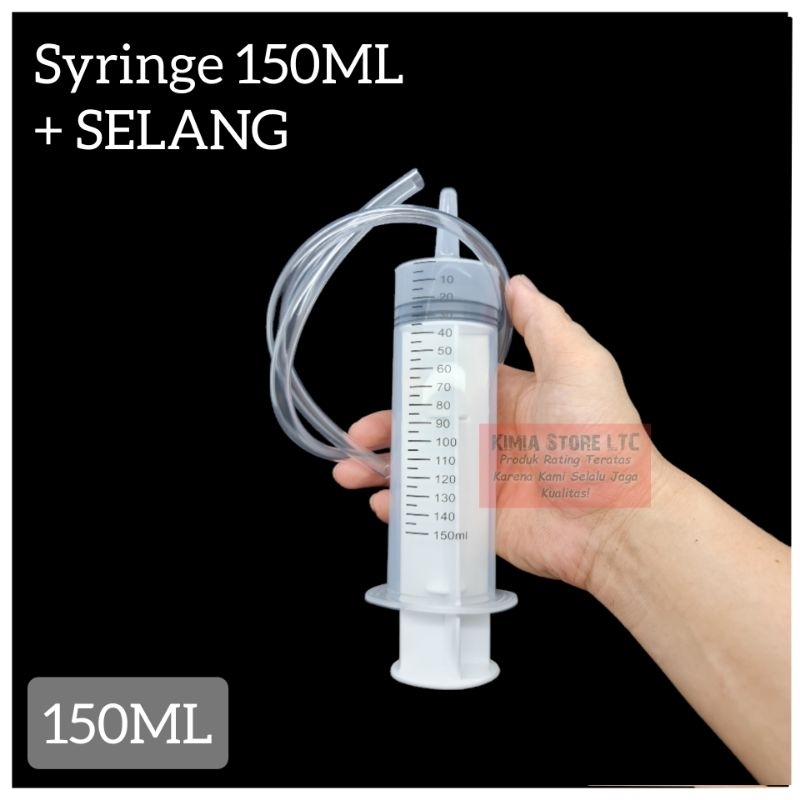 Jual SUNTIKAN 150ML + SELANG ( SYRINGE 150ML + SELANG ) / SUNTIKAN ...