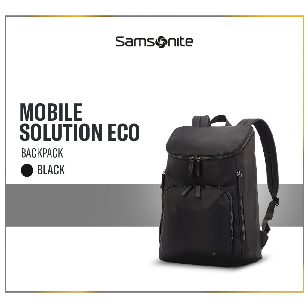 Jual Samsonite Mobile Solution Eco Deluxe BPV2 Antm - Black | Shopee ...