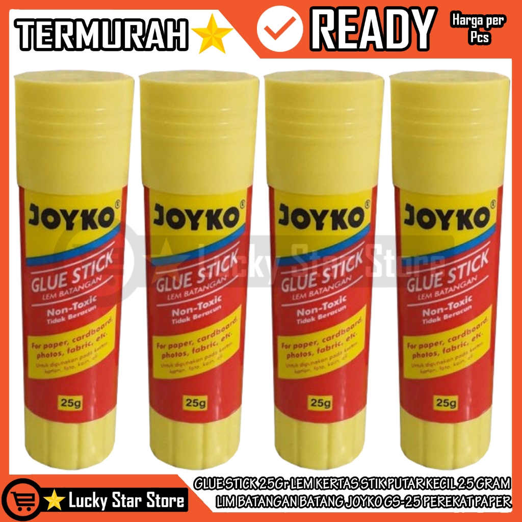 Jual Glue Stick 25Gr Joyko Gs-25 Perekat Paper Lem Kertas Foto Materai ...