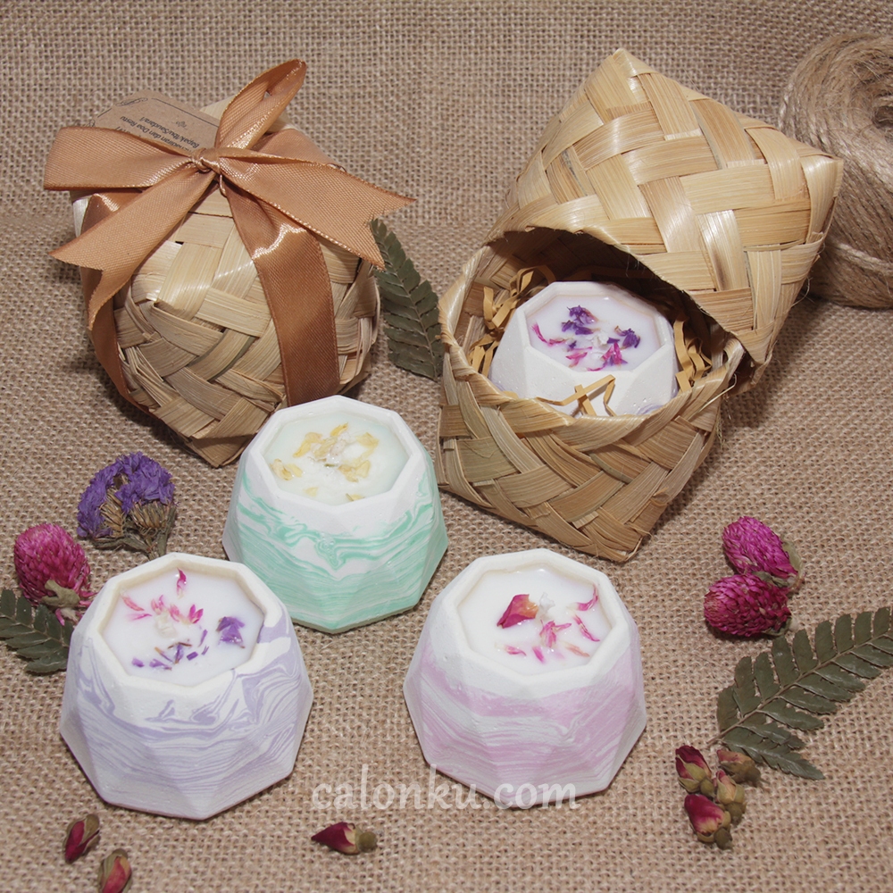 Jual Souvenir Lilin Aromaterapi scented candle. untuk pernikahan, ulang ...