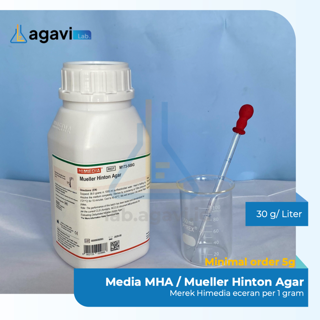 Jual Media MHA / Mueller Hinton Agar merk Himedia Eceran | Shopee Indonesia