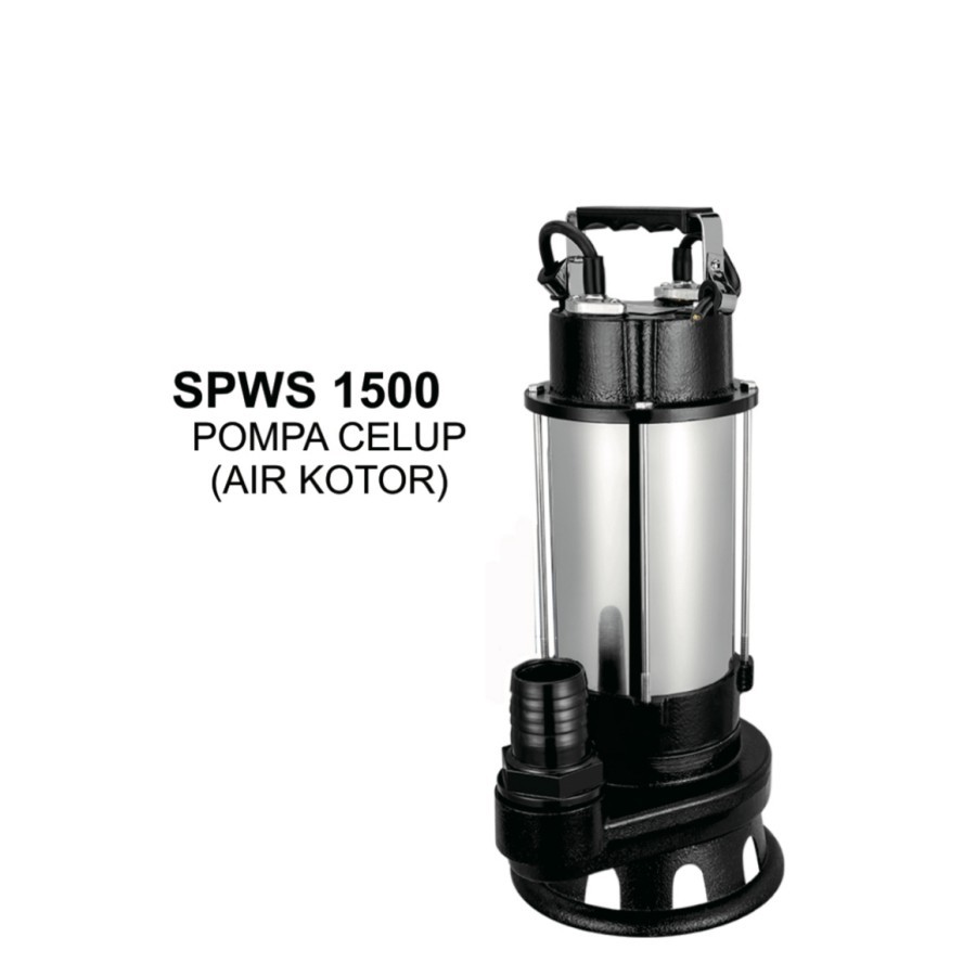 Jual Venezia spws 1500 2 hp 1 phase pompa celup air kotor manual 3 inch ...