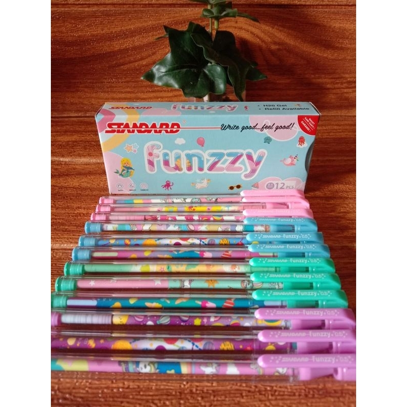Jual Bolpen/PenGel/Standard/Funzzy/isi12pc | Shopee Indonesia