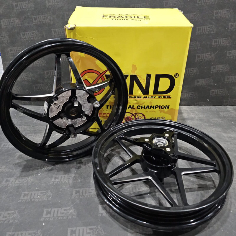 Jual Velg Velek VND Bintang Racing V Speed Yamaha Nmax New Hitam | Shopee Indonesia