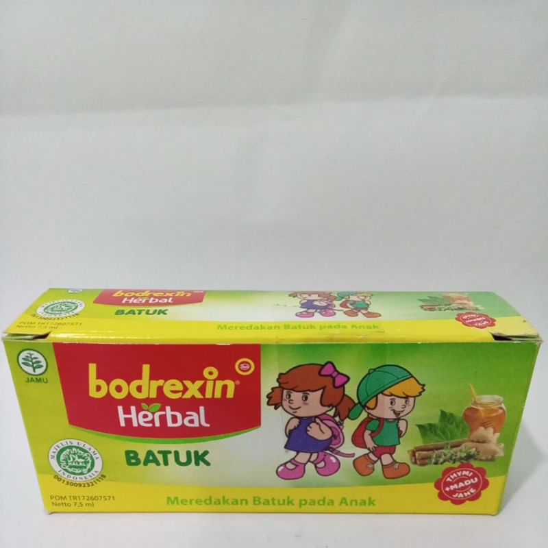 Jual BODREXIN HERBAL BATUK ANAK PERBOX ISI 5 SACHET 7,5 ml | Shopee ...