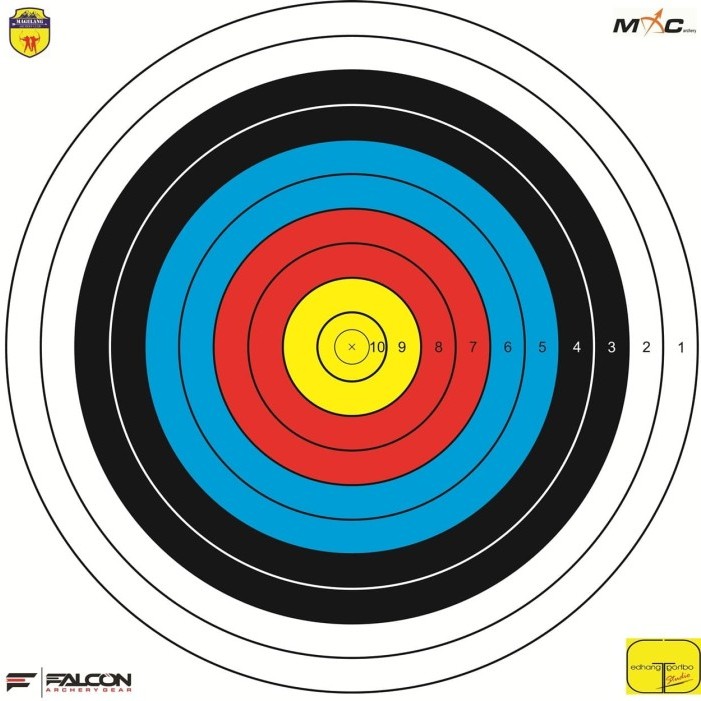 Jual face target panahan untuk event panahan -- target panah for ...