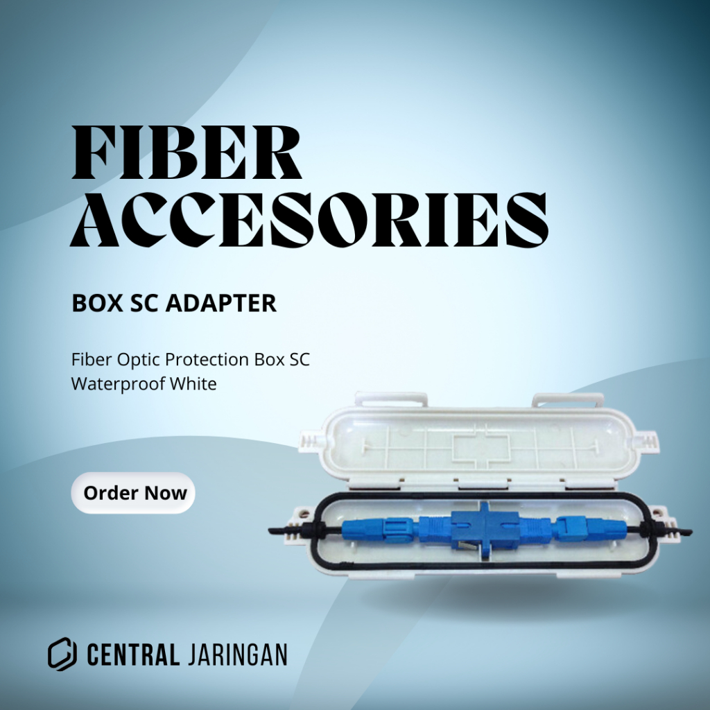 Jual Fiber Optic Protection BOX SC Adapter | Waterproof Protective Box ...