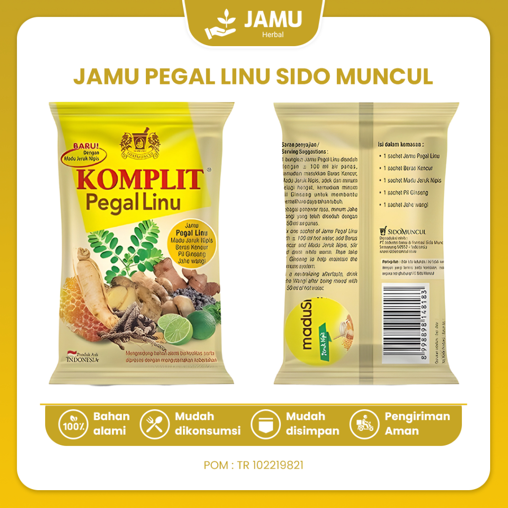 Jual Sido Muncul Jamu Komplit Jeruk Nipis Herbal Original Mengatasi ...