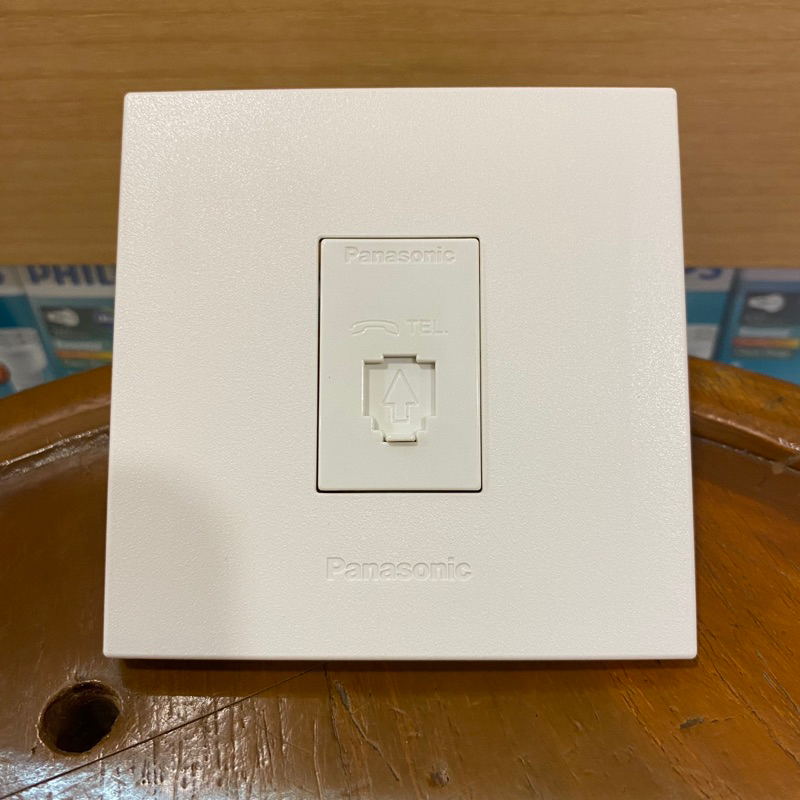 Jual Panasonic Soket Telp Modul Telepon White Style Putih Kotak ...