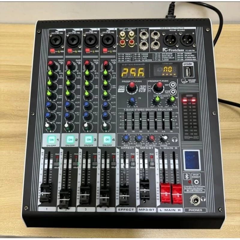 Jual Power Mixer Profesional Firstclass FC 409 PM FC409 USB/Bluetooth ...