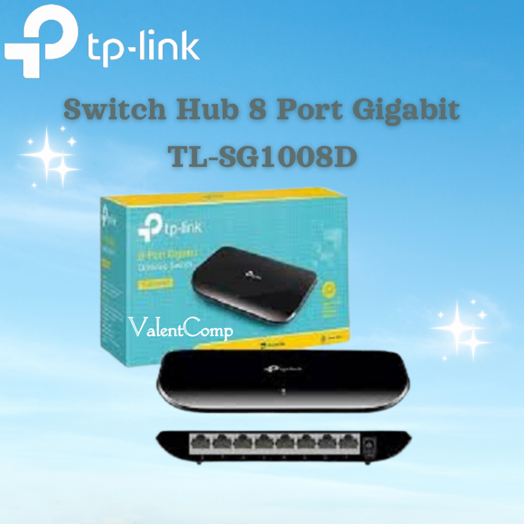Jual TP LINK SG1008D Switch HUb 8 Port Gigabit Original | Shopee Indonesia