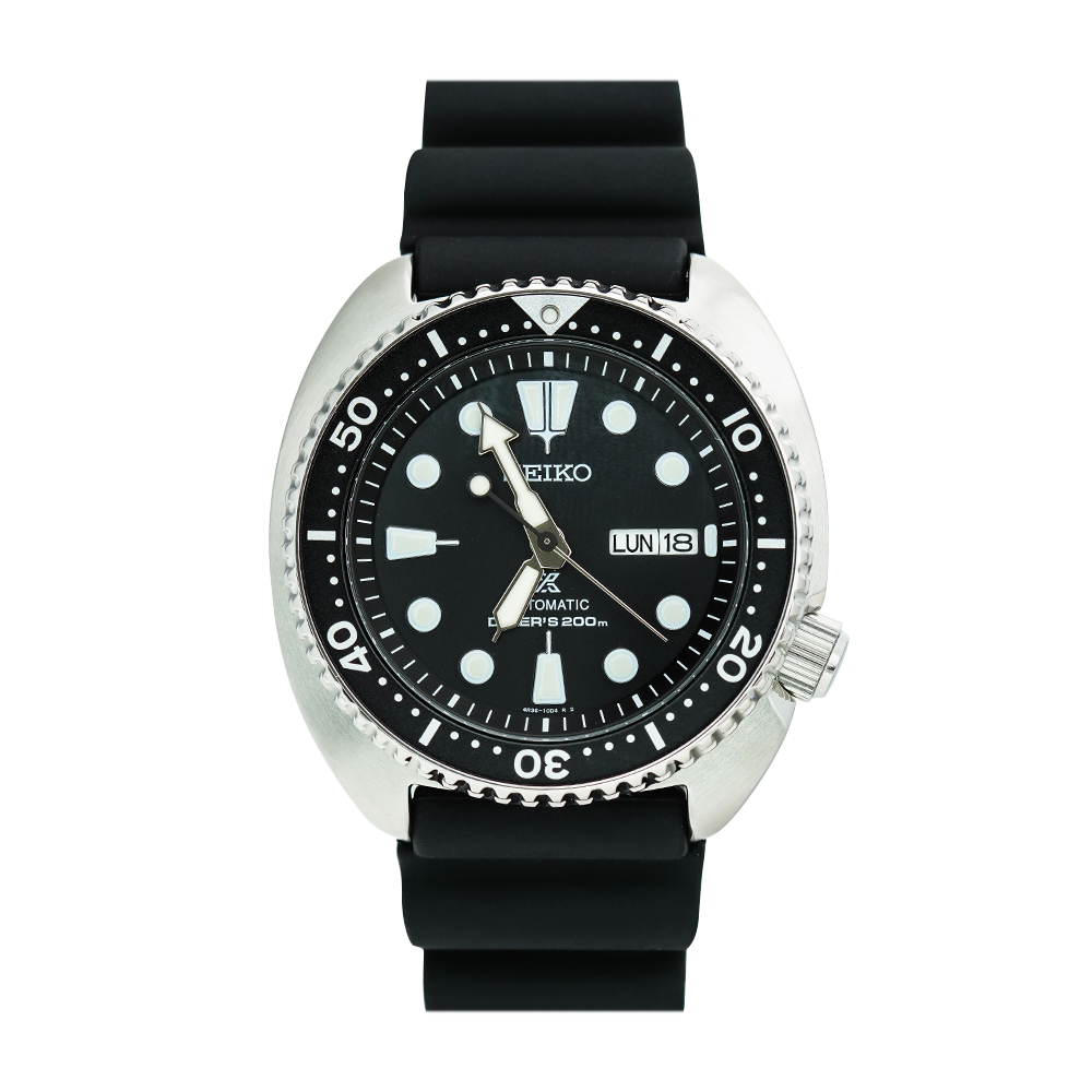 Jual Jam Tangan Pria Seiko Prospex SRPE93K1 Turtle Automatic Diver 200 M Black Dial Black Rubber ...