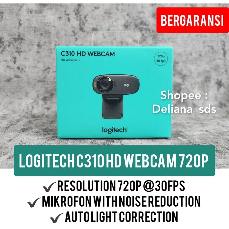 Jual Logitech C310 Webcam HD 720p Garansi Resmi 1 Tahun Webcam Logitech C310 Webcam Laptop ...