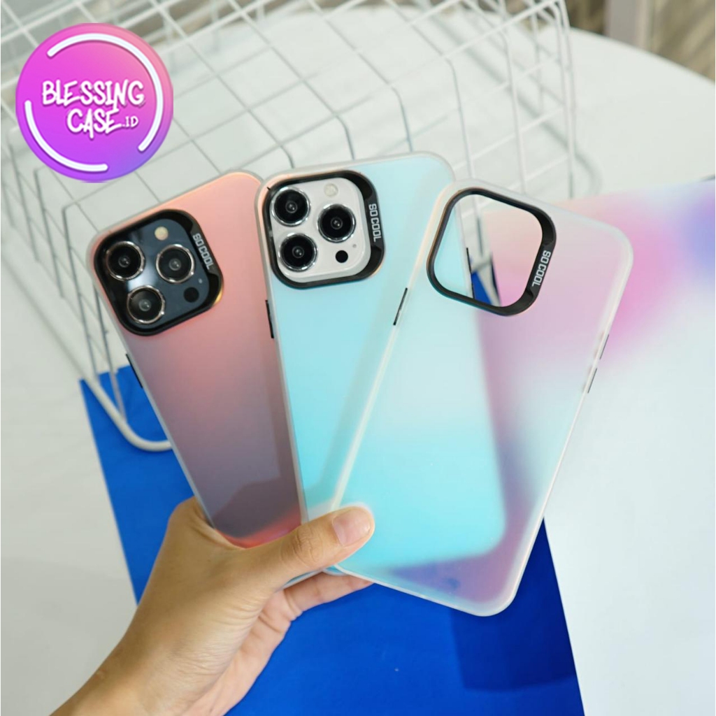 Jual Softcase Hologram Glossy Rainbow Gradasi For Vivo Y100 Y17S Y22 ...