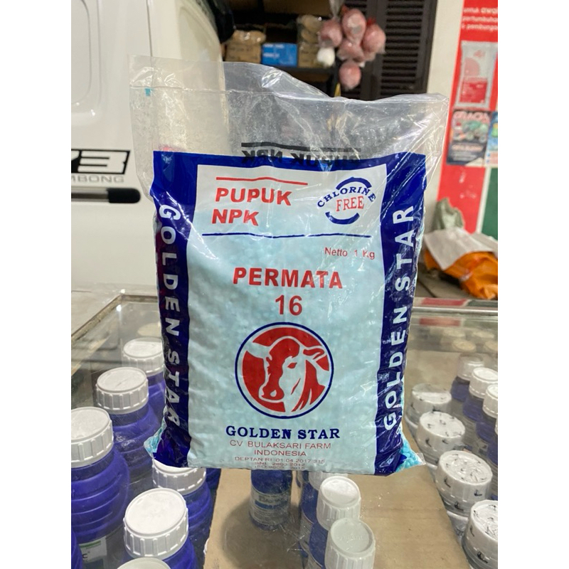 Jual Pupuk NPK Permata Cap Kepala Sapi 1kg | Shopee Indonesia