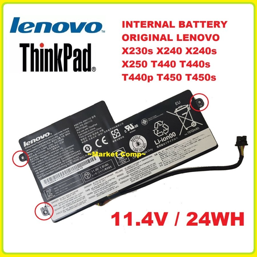 Jual BATERAI BATTERY BATRE LAPTOP LEN 45N1110 45N1111 45N1112 45N1113 ...