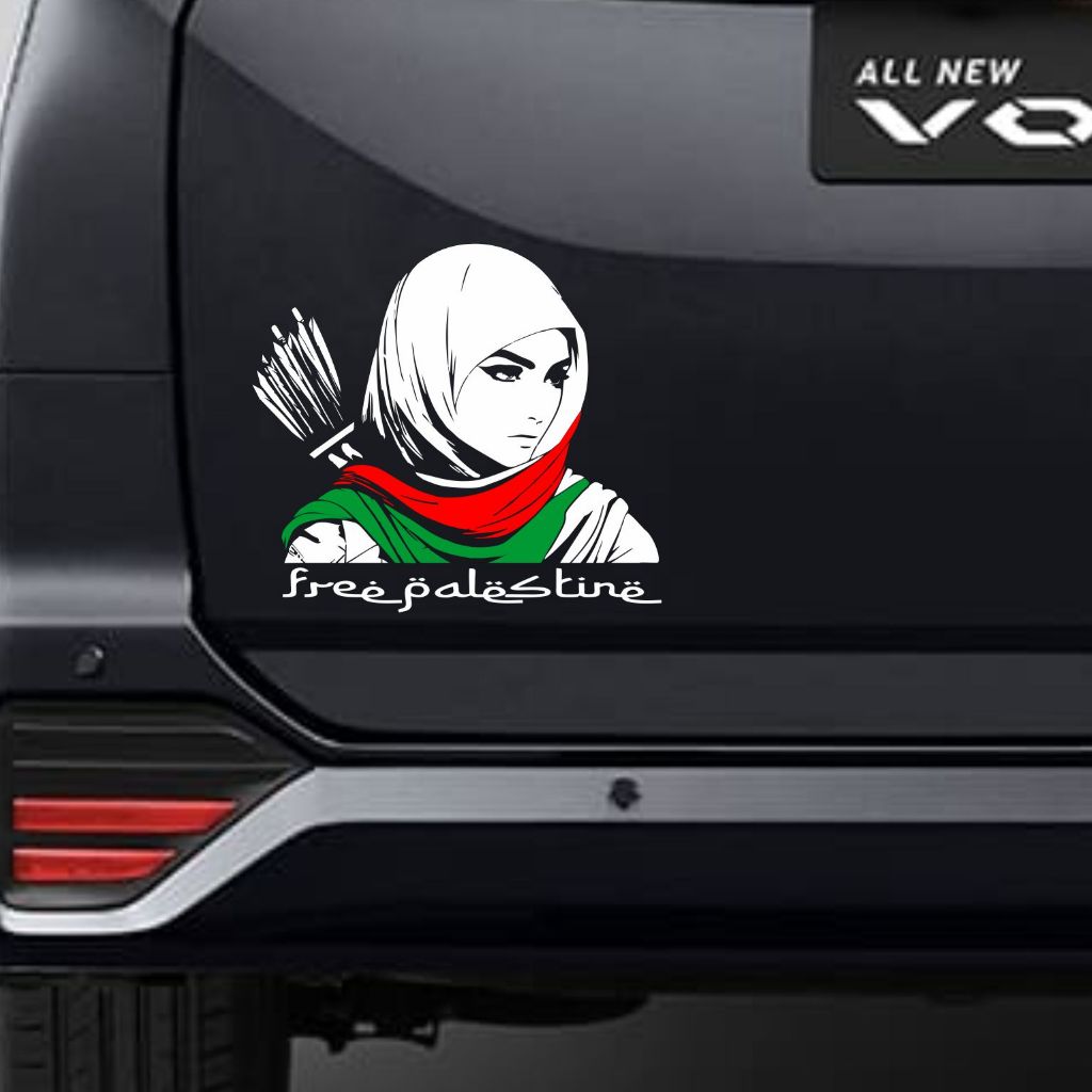 Jual stiker mobil stiker palestina cutting sticker free palestine ...