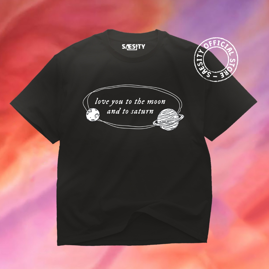 Jual Tshirt Taylor Swift The Eras Tour Moon and Saturn Baju Lengan ...