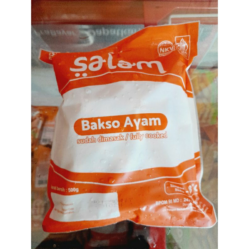 Jual Bakso Salam Pentol Ayam Sapi 500 gr | Shopee Indonesia