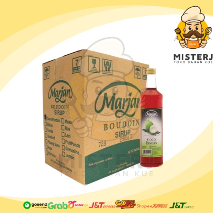 Jual Sirup Marjan 1CTN + BUBBLE WRAP TIAP BOTOL | All Varian Rasa | 1 ...