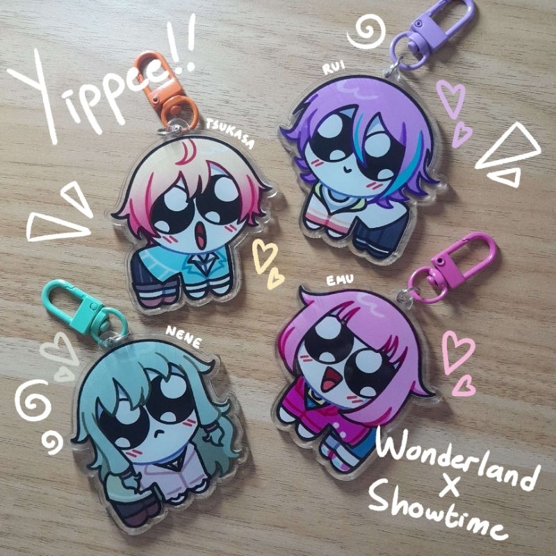 Jual PROJECT SEKAI Wonderland x Showtime - yippee creature keychain ...