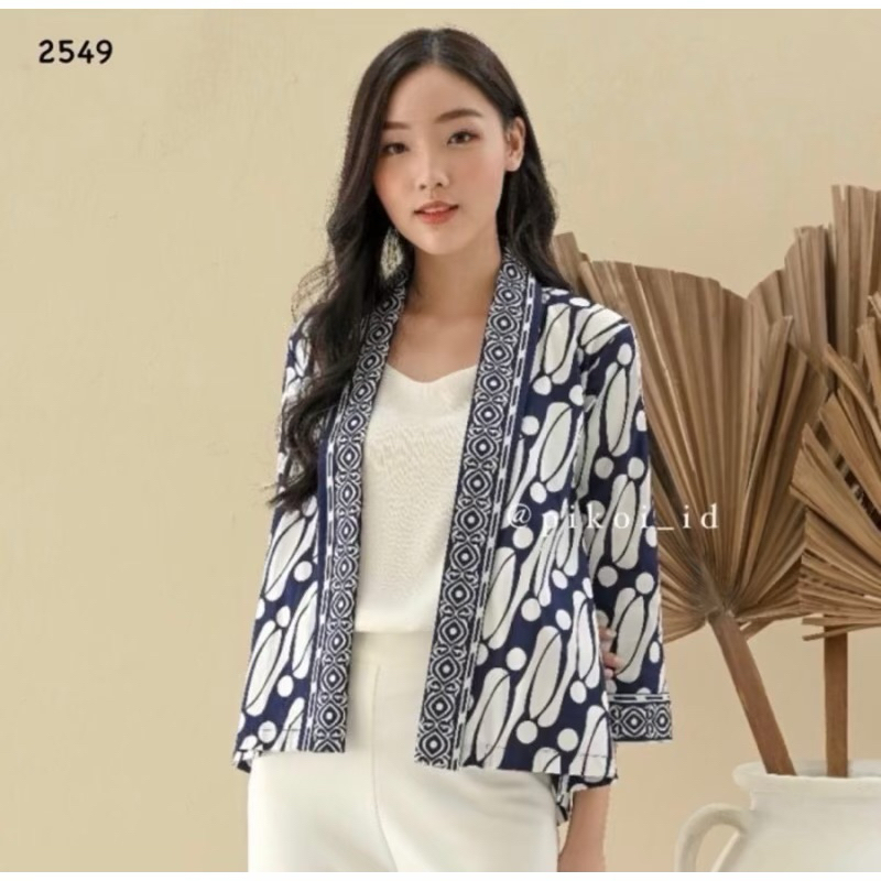 Jual Outer batik wanita / blazer batik modern / Baju batik cewek murah ...
