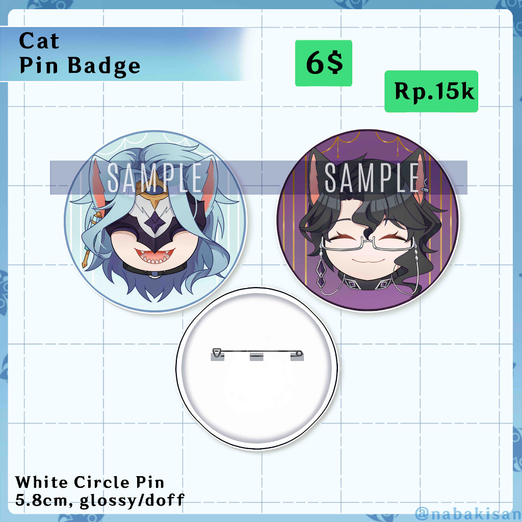 Jual Sticker Character Genshin Impact ! Fatui Harbringer, Liyue Baizhu ...