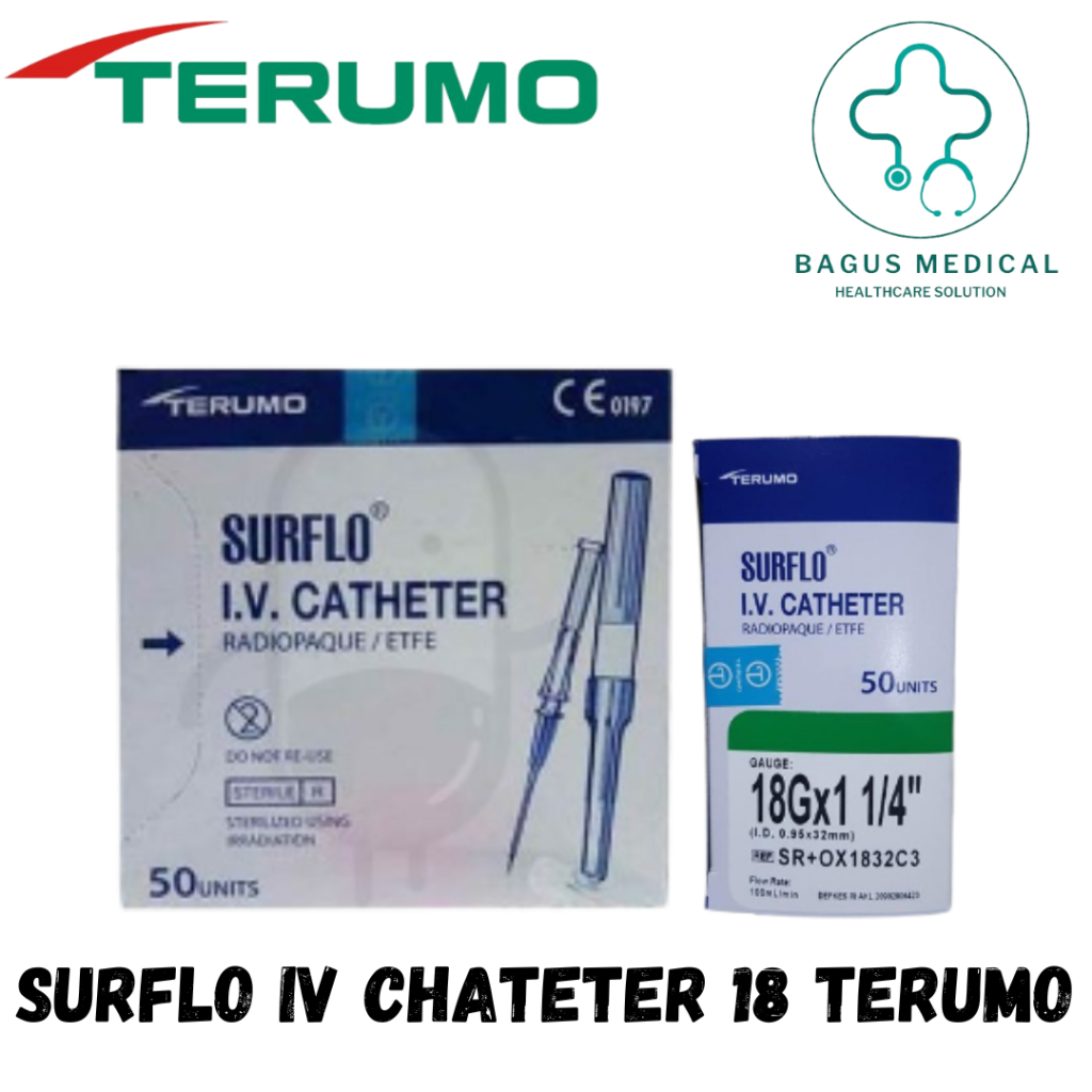 Jual TERUMO - Surflo iv chateter 18G | Shopee Indonesia