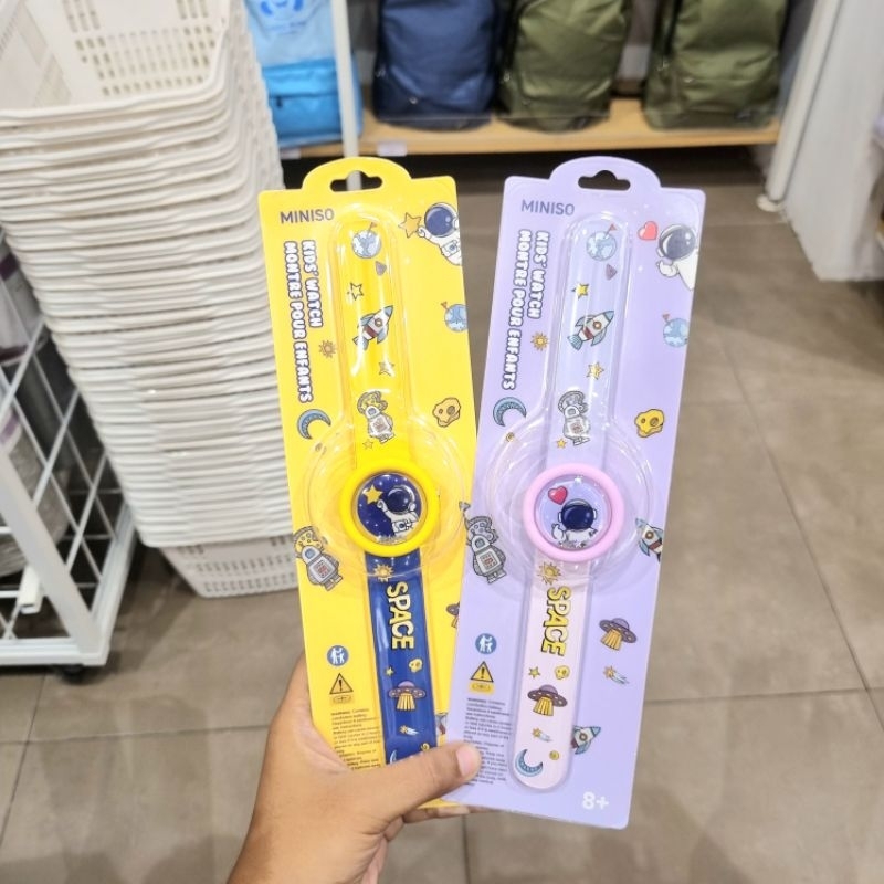 Jual MINISO SPACEMAN CONTRAST COLOR KIDS WATCH / JAM TANGAN ANAK ...
