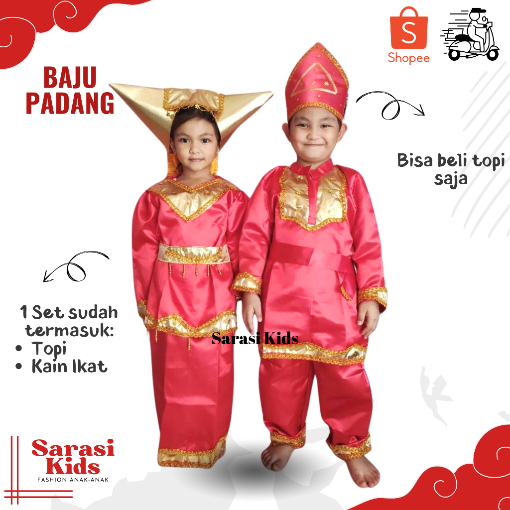 Jual Baju adat padang anak wanita baju padang murah baju adat ...