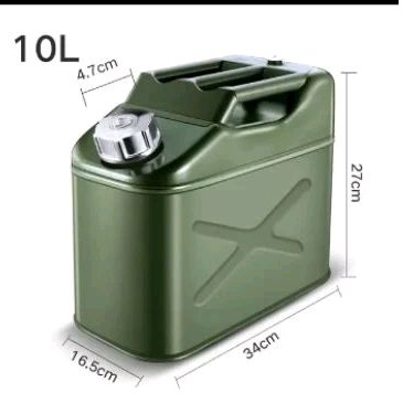 Jual Jerigen Besi / metal 10 liter | Shopee Indonesia