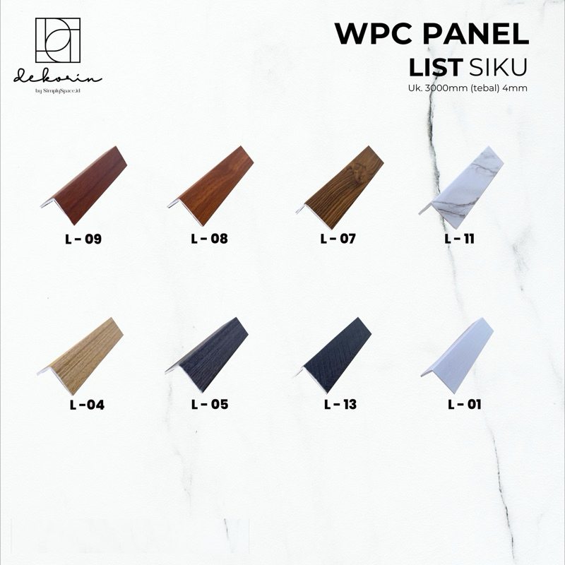Jual WPC LIST SIKU WALL PANEL | Shopee Indonesia