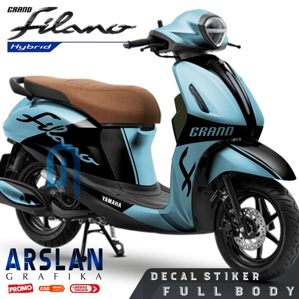 Jual STICKER DECAL YAMAHA FILANO FULL BODY KONSEP SIMPLE FULL HD ...