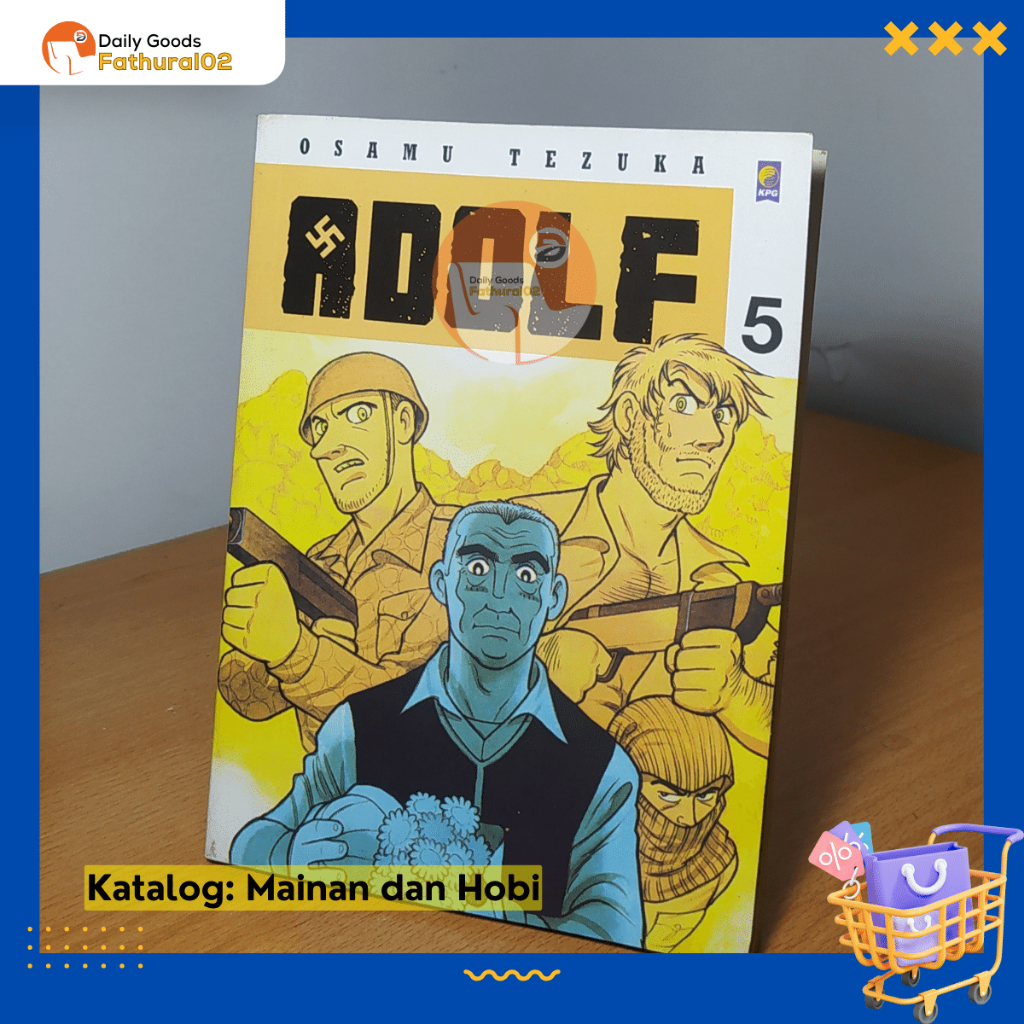 Jual Buku Komik Perang Sejarah Serial Adolf Nomor 4 dan 5 (Osamu Tezuka ...