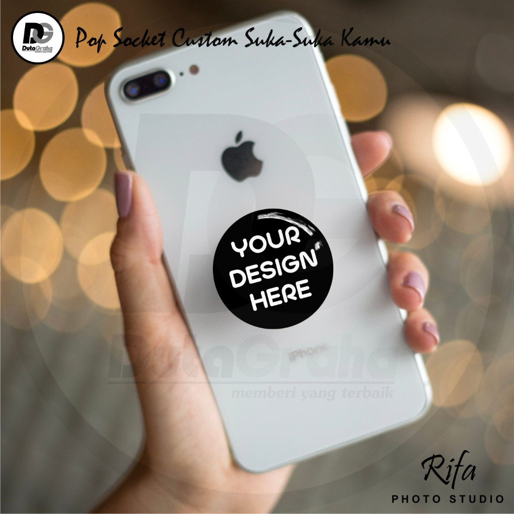Jual [CUSTOM] GRIPTOK POPSOCKET RESIN Glitter / Non Glitter Aksesoris Souvenir DOCKING HP ...