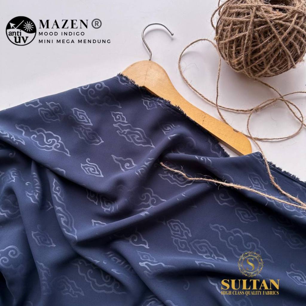 Jual Kain Abaya Sultan Mazen Emboss MINI MEGA MENDUNG | Shopee Indonesia