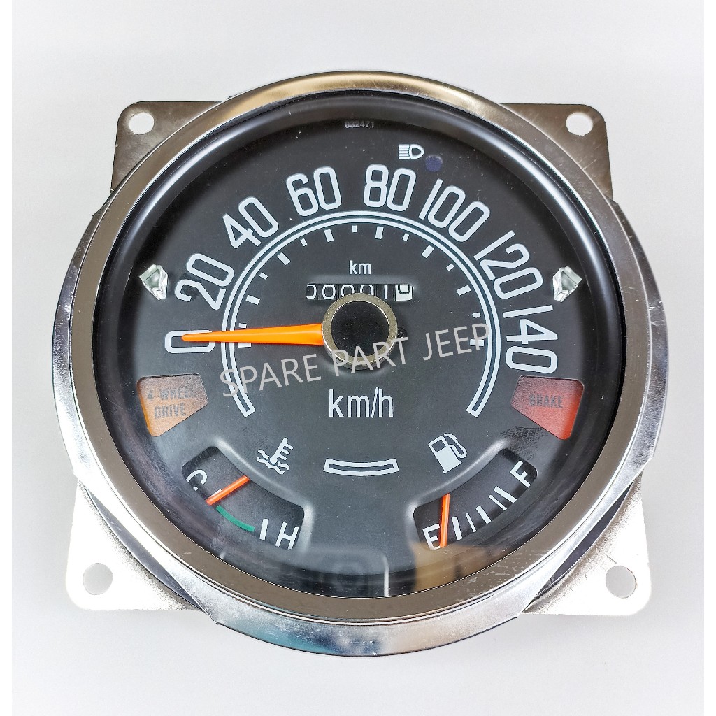Jual ALLOY Speedometer Kilometer Assy Komplit Jeep CJ7 | Shopee Indonesia