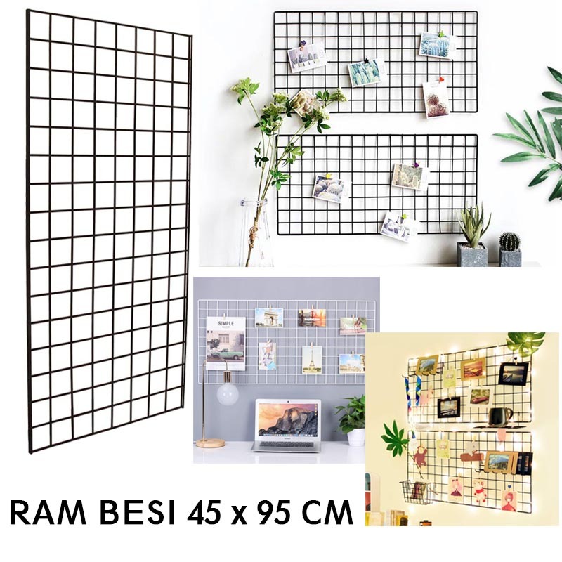 Jual Jaring Ram Dinding 45x95cm Gantungan Aksesoris Pot Hook Display ...