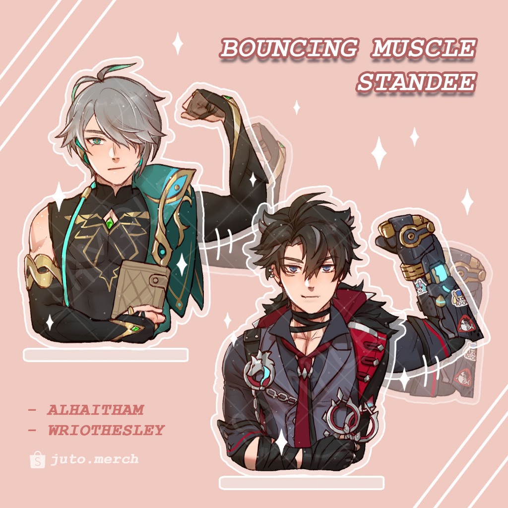 Jual GENSHIN IMPACT BOUNCING MUSCLE STANDEE : ALHAITHAM WRIOTHESLEY ...