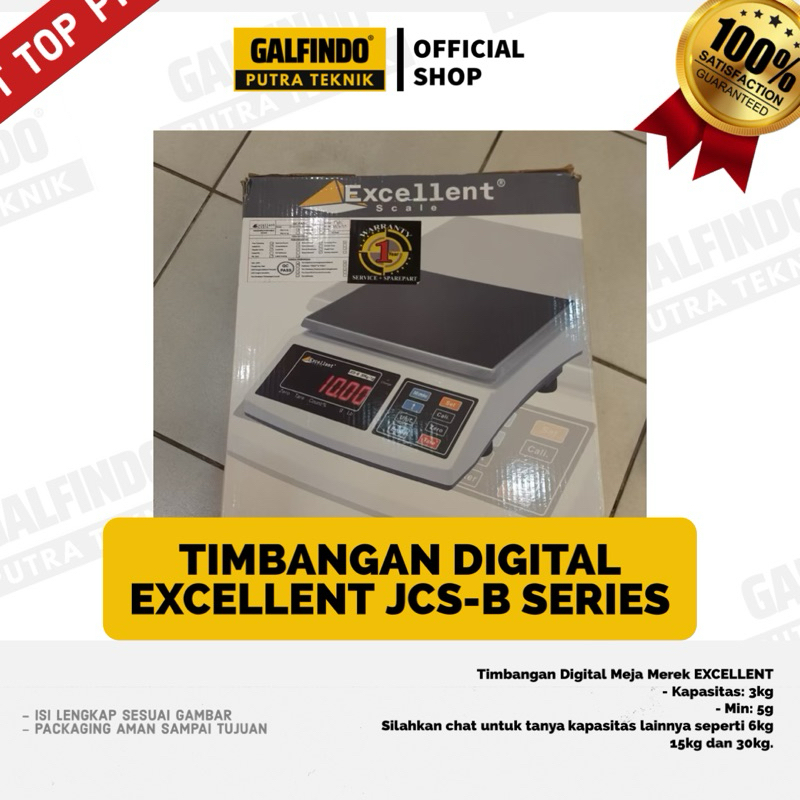 Jual GALFINDO TIMBANGAN DIGITAL EXCELLENT JCS SERIES | Shopee Indonesia
